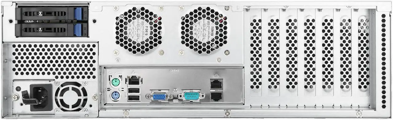 IN WIN Open Bay 3U Short Depth Server Chasis With 500W Power Supply ...