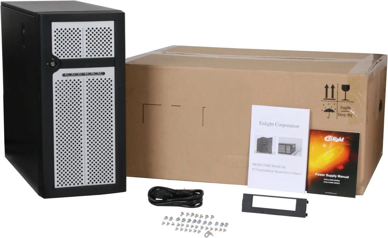 Enlight SR506101-65 Black Computer Case - Newegg.com