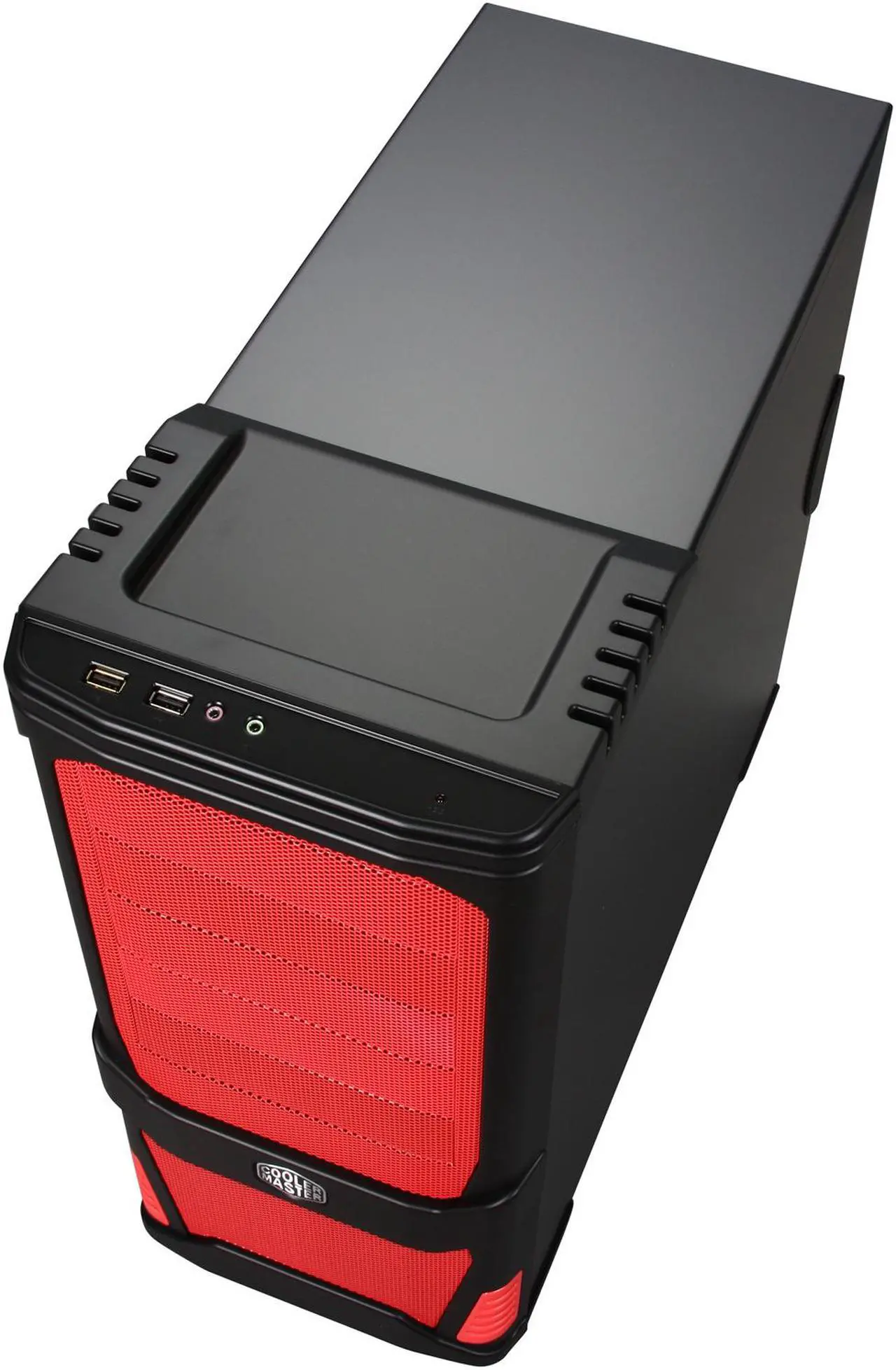 COOLER MASTER RC-P100-RKR1 Red / Black Steel / Plastic / mesh ATX Mid ...