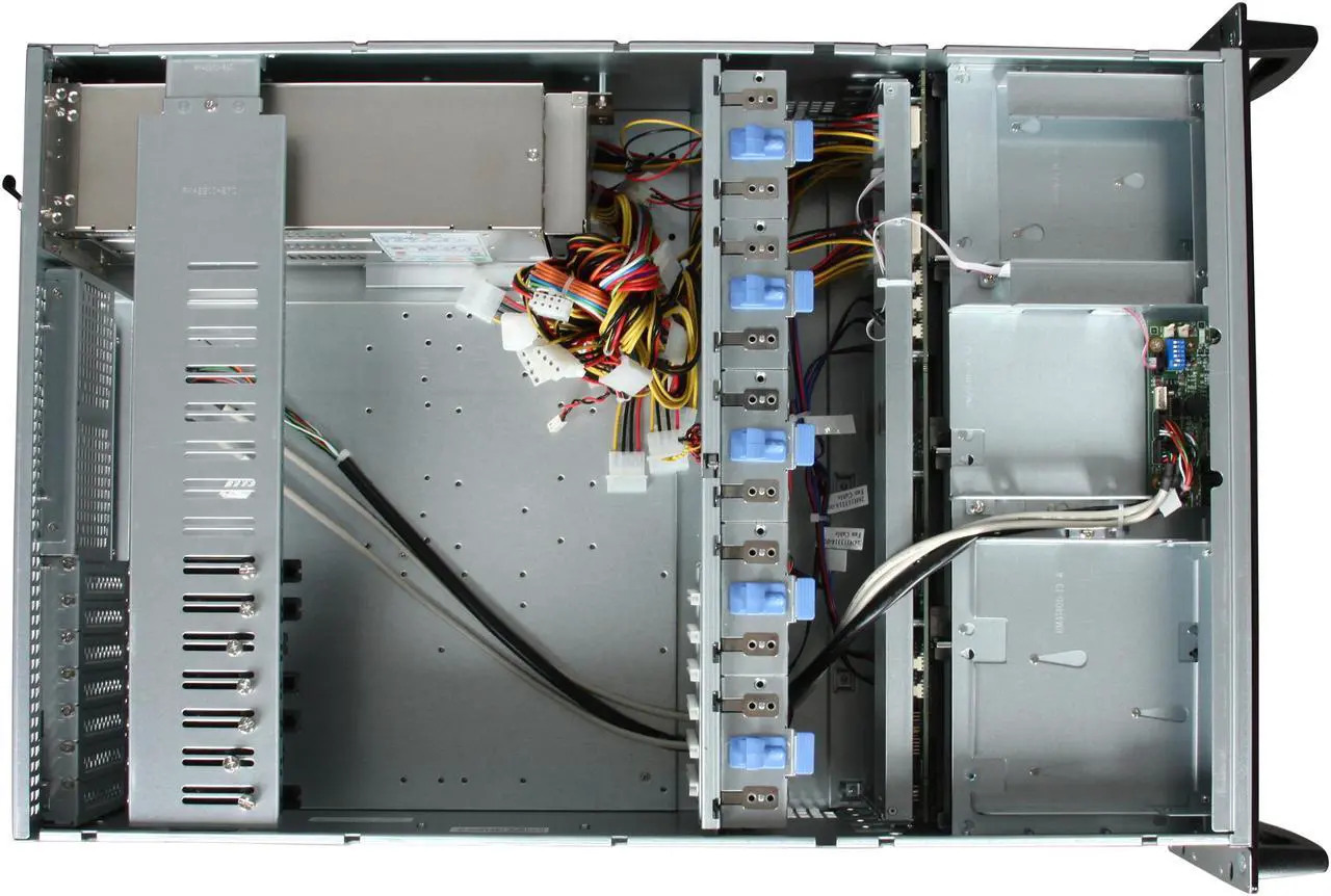 Chenbro Case RM41416B (RM41416ML-T) 4U DP with 16 x H/S HDDs , Mini SAS ...