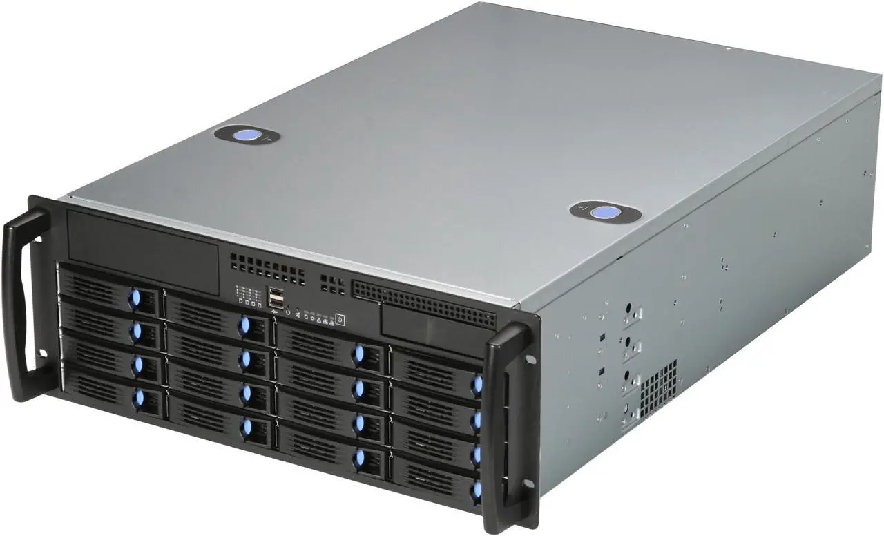 CHENBRO RM41416T-R650 4U Rackmount High Density Storage Server Chassis ...