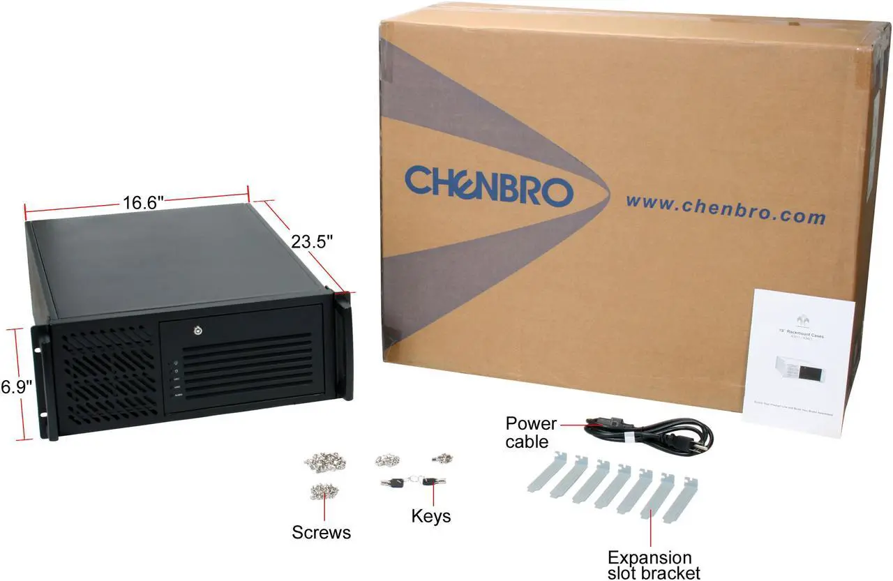Chenbro Case RM41100-H with Sparkle Power Supply PS-FSP600-80GLC ...