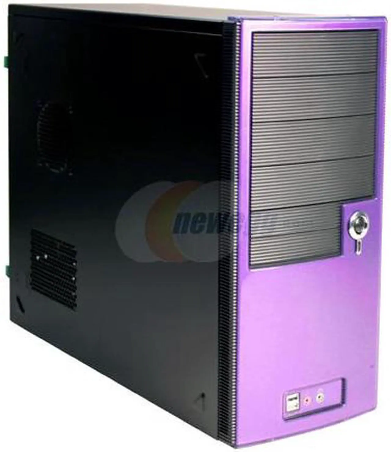 Ever Case GC4292P Black/Purple Computer Case - Newegg.com