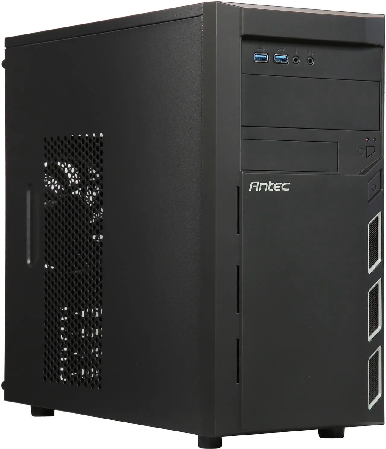 Antec Value Solution Series VSK3000 Elite,Black SGCC Micro ATX Tower ...