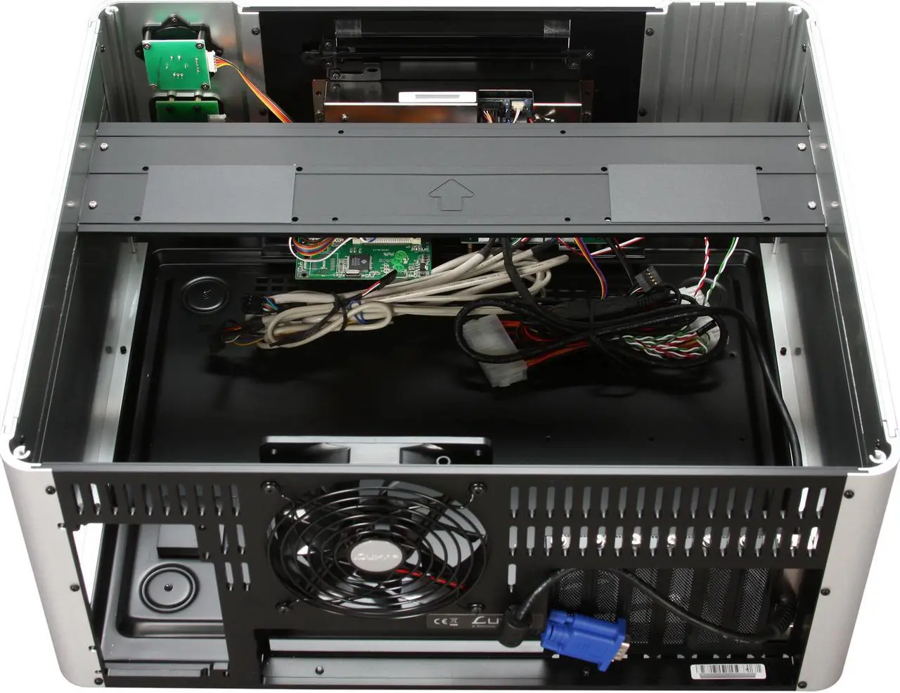 LUXA2 Black/Silver LM300 Touch Pro ATX Media Center / HTPC Case ...