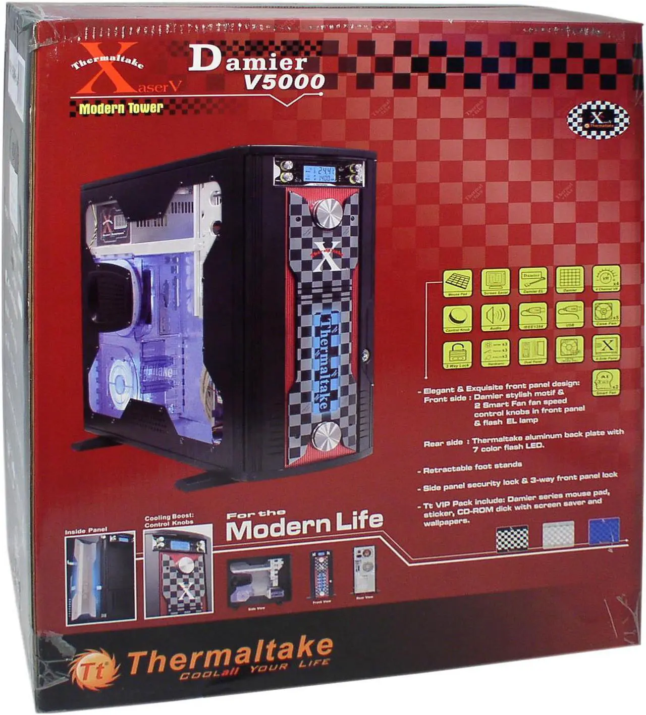 Thermaltake Xaser V Damier V5000+ Black Computer Case - Newegg.com