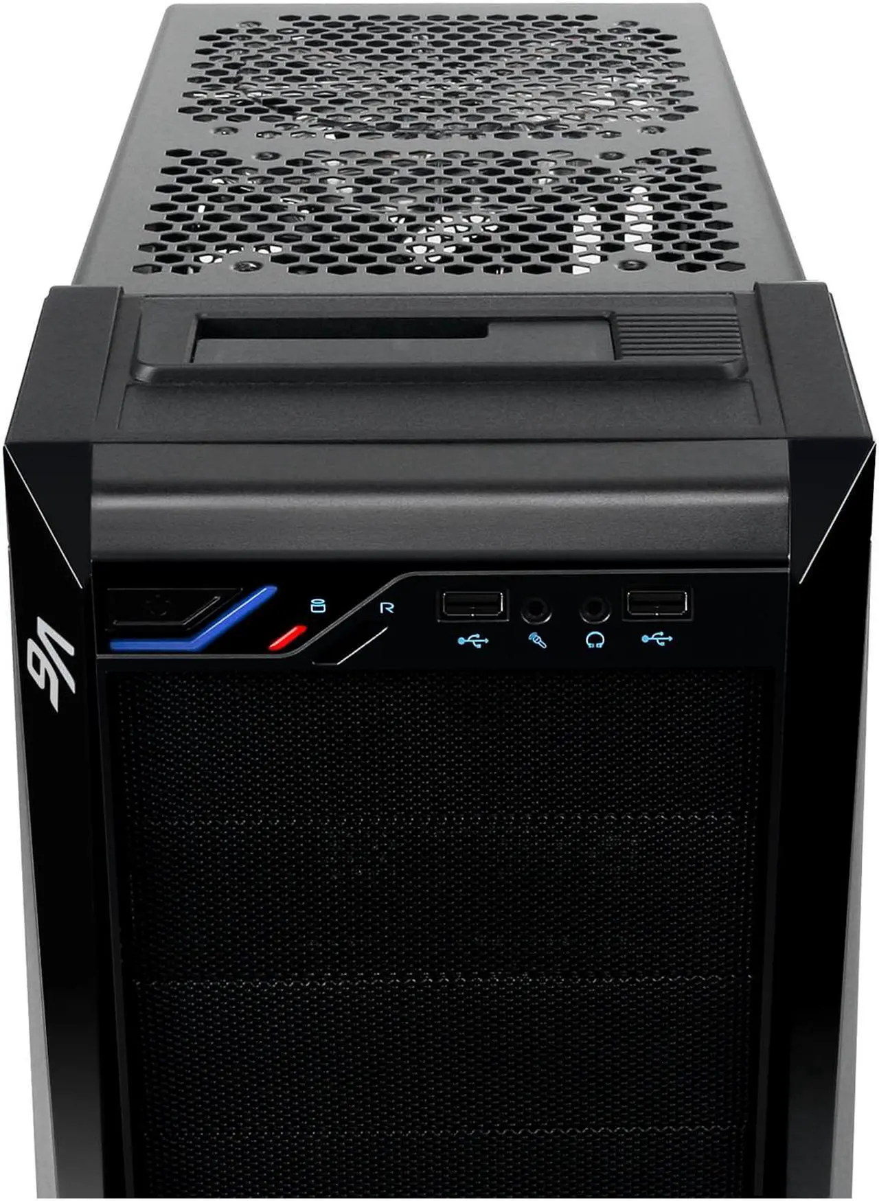 Thermaltake V6 BlacX Edition Gaming Chassis Mid Tower Steel Computer ...