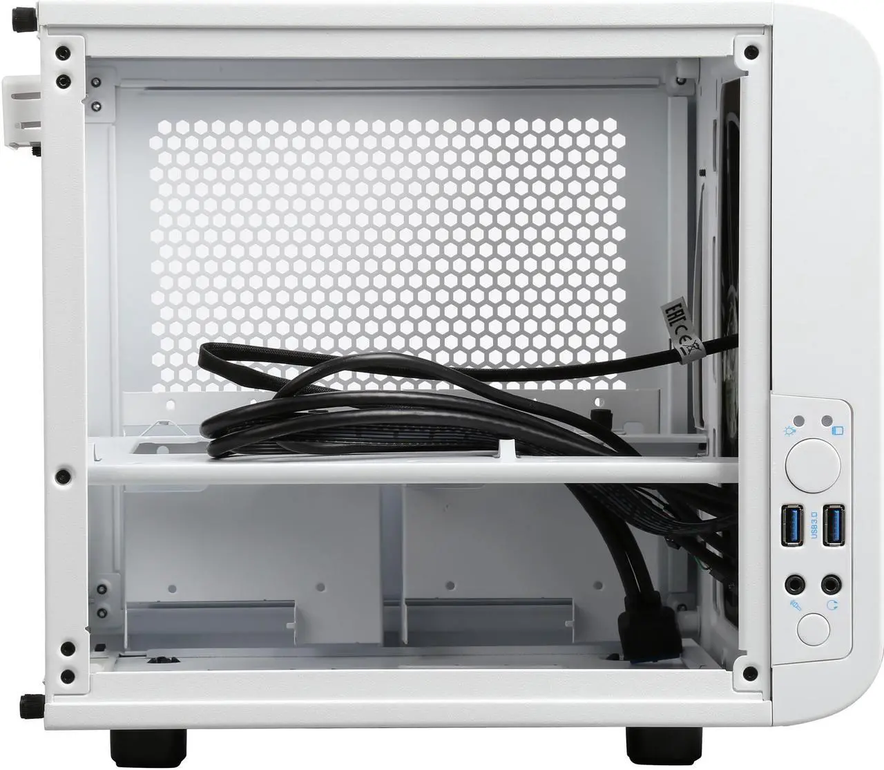Thermaltake Core V1 Snow Edition Extreme Mini ITX Cube Chassis ...