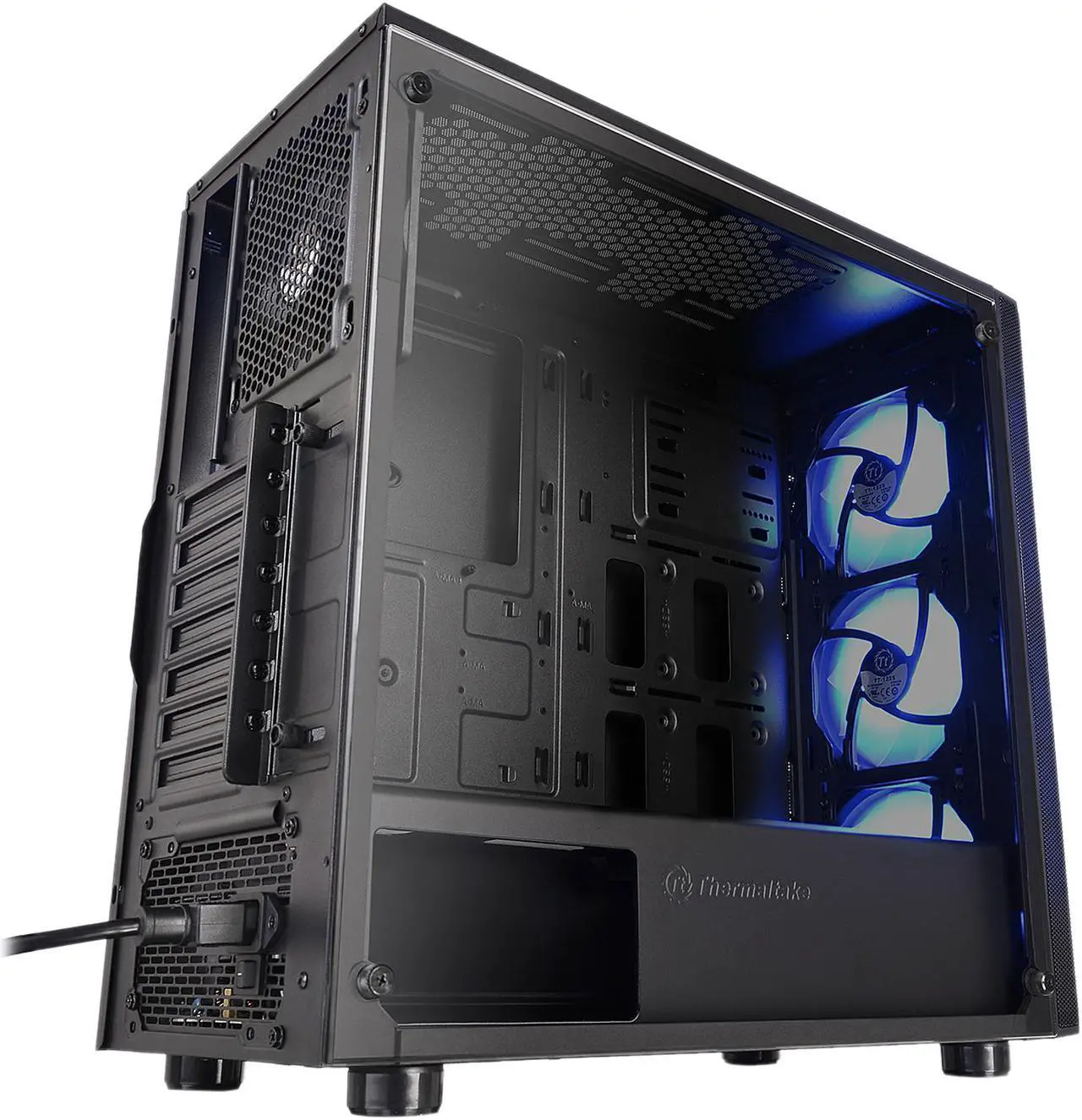 Thermaltake Versa J23 Tempered Glass RGB Edition CA-1L6-00M1WN-01 Black ...