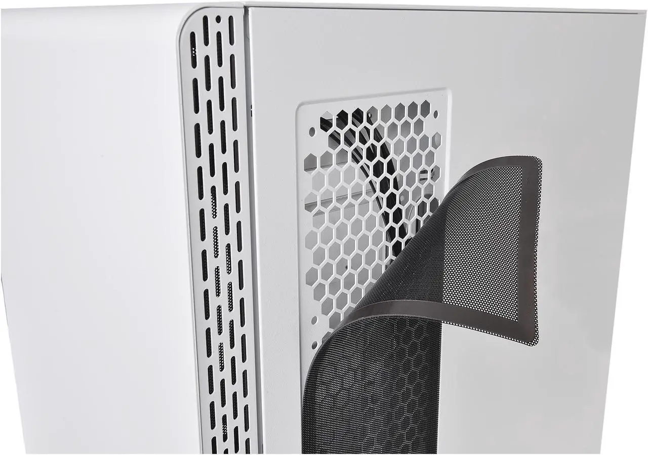 Thermaltake S300 Tempered Glass Snow Edition ATX Mid-Tower Computer ...
