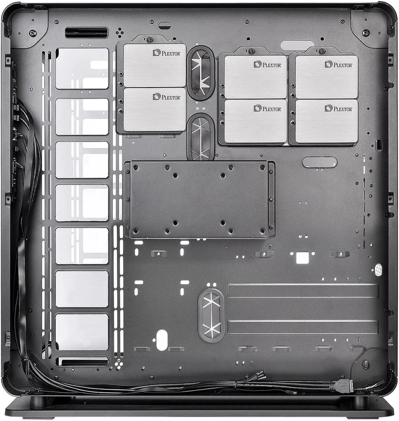 Thermaltake Core P8 Tempered Glass E-ATX 2-Way Display Rotational PCI-E ...