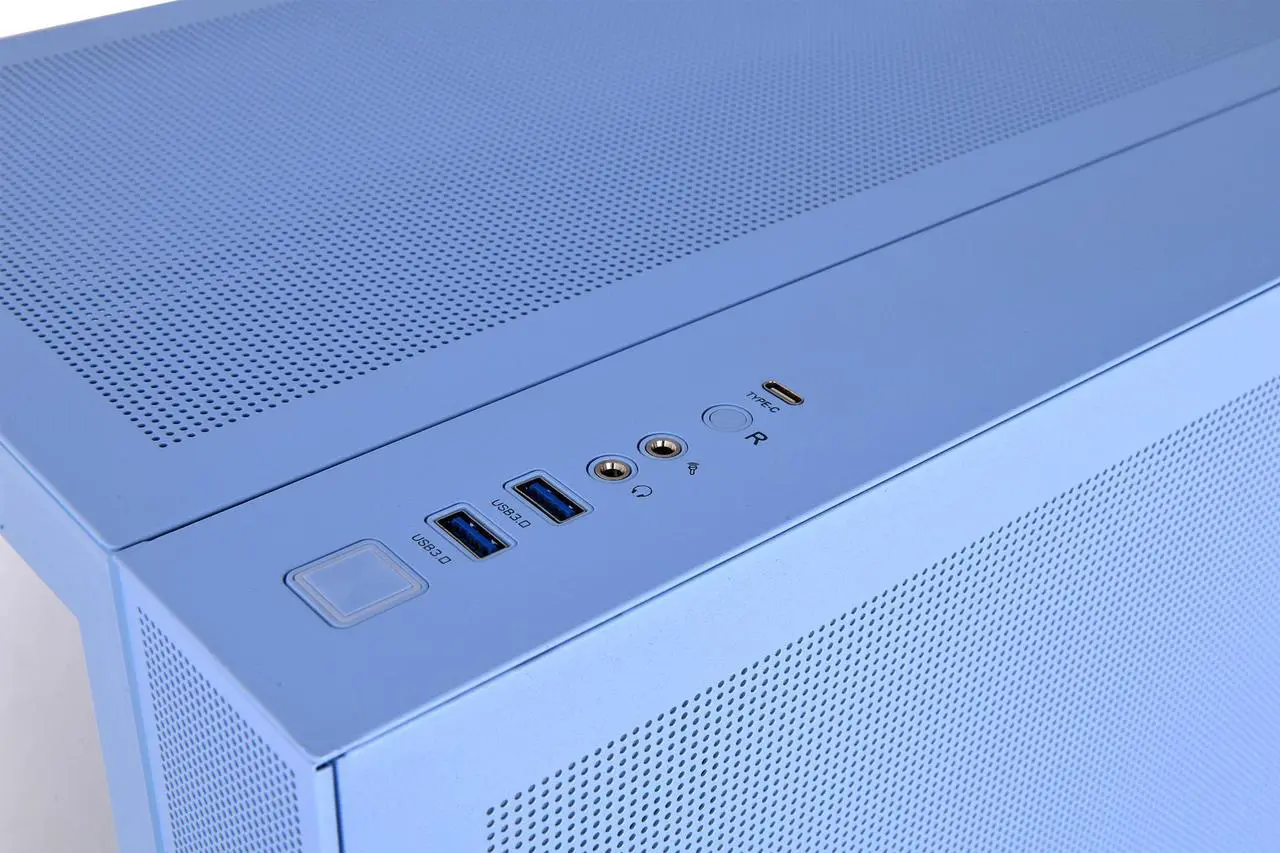 Thermaltake View 380 TG ARGB Hydrangea Blue ATX Case; 4x120mm ARGB Fans ...