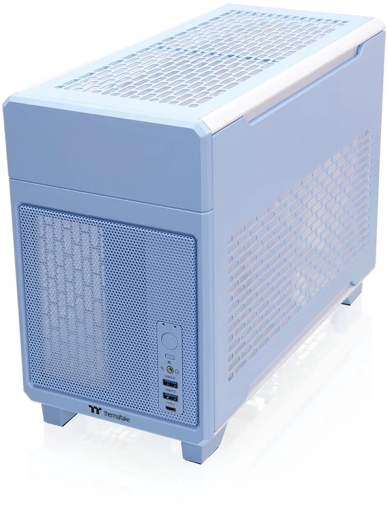 Thermaltake TR100 Mini-ITX Hydrangea Blue Computer Case CA-11A-00SFNN ...