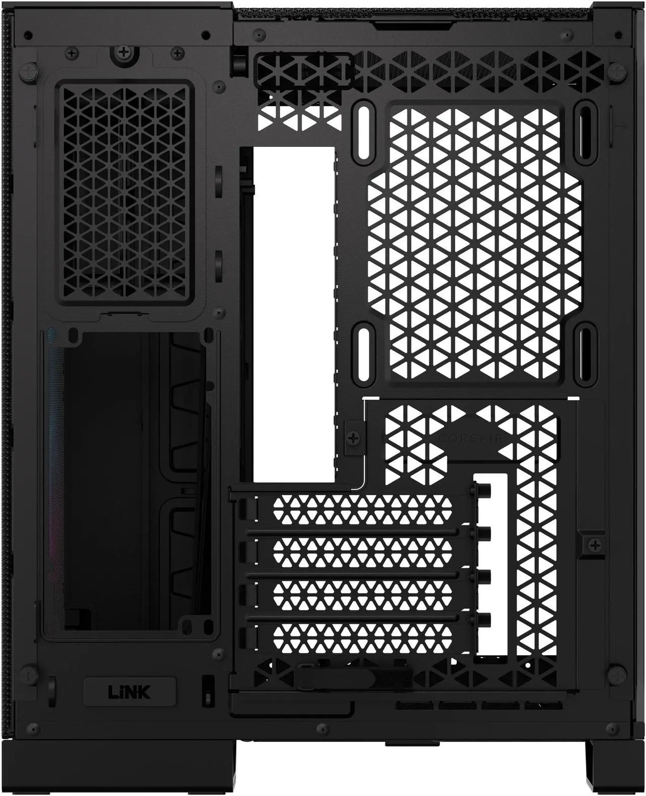 CORSAIR iCUE LINK 2500X RGB Micro ATX Dual Chamber PC Case – Two ...