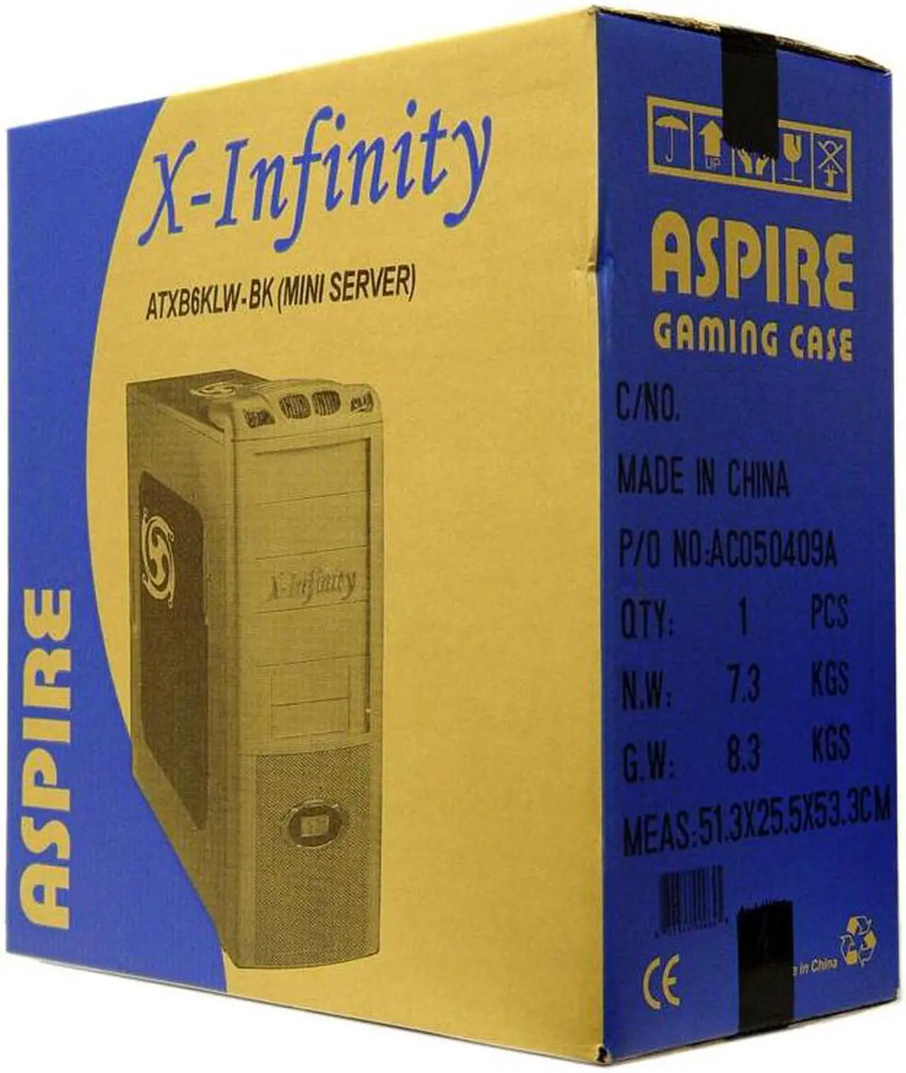APEVIA X-Infinity ATXB6KLW-YL/350 Yellow Computer Case - Newegg.com
