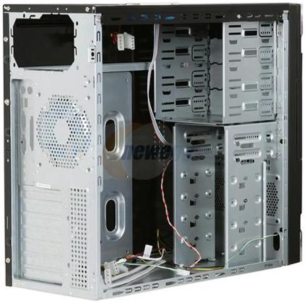 APEVIA X-Plorer ATXB8KLW-RD Black Body/Red Front Panel Computer Case ...