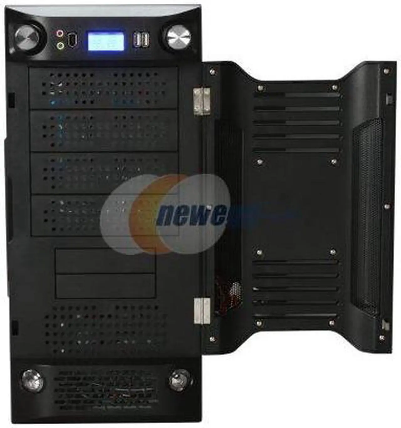 APEVIA X-SNIPER G-Type X-SNIPERG-RD Black / Metallic Wine Red Computer ...