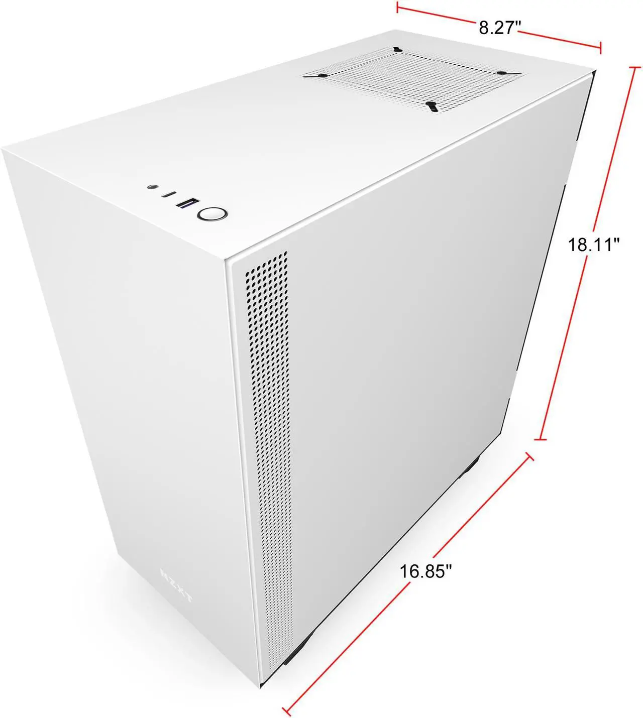 NZXT H510 - Compact ATX Mid-Tower PC Gaming Case - Front I/O USB Type-C ...