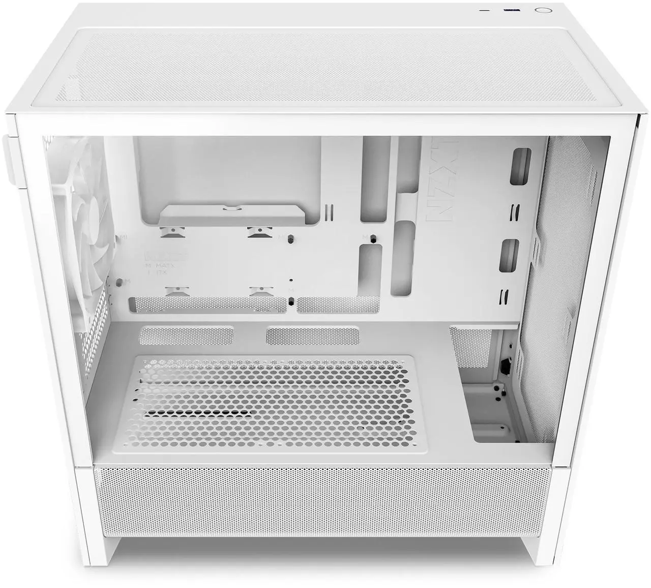 NZXT CCC-H31FW-01White SGCC / Tempered Glass Micro ATX Cases Case ...