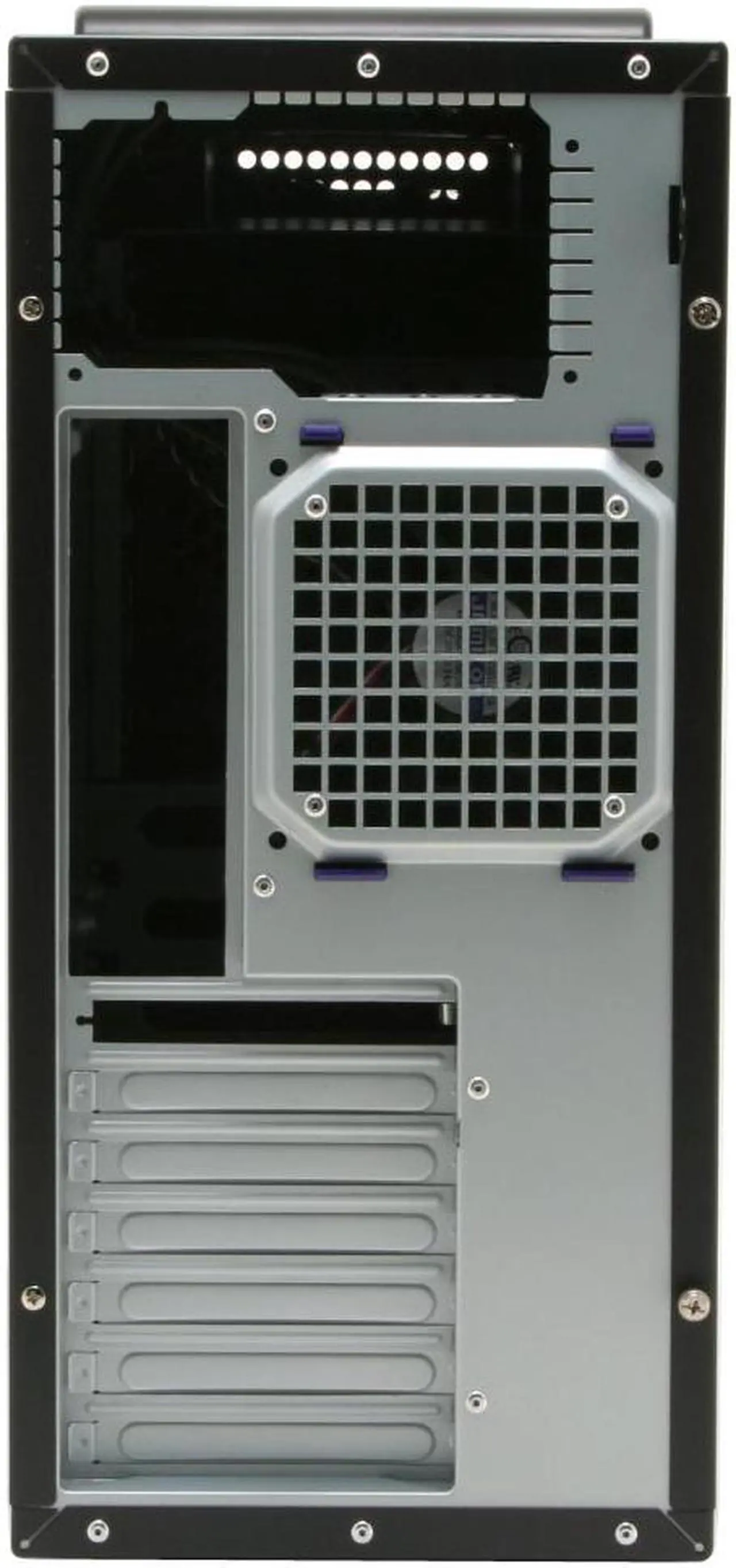 Rosewill R5601-BSL 0.8mm SECC Screw-less Dual 120mm Fans ATX Mid Tower ...