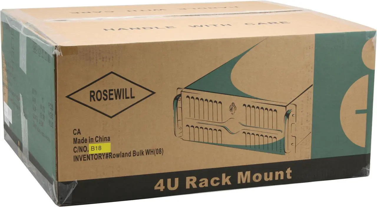 Rosewill RSV-Z4000 Black SECC Japanese steel 1.2mm thickness 4U Server ...