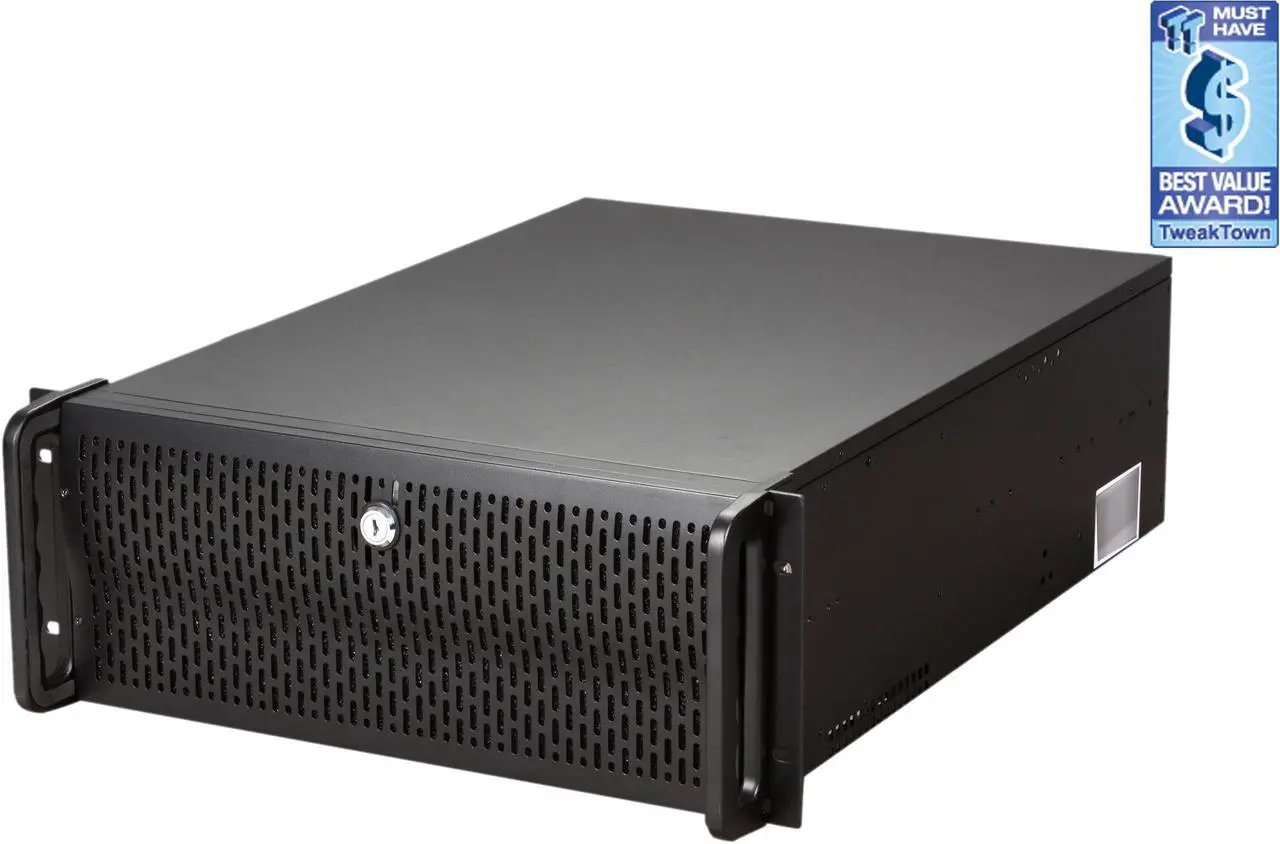Open Box: Rosewill RSV-L4000 - 4U Rackmount Server Case / Chassis - 8 ...