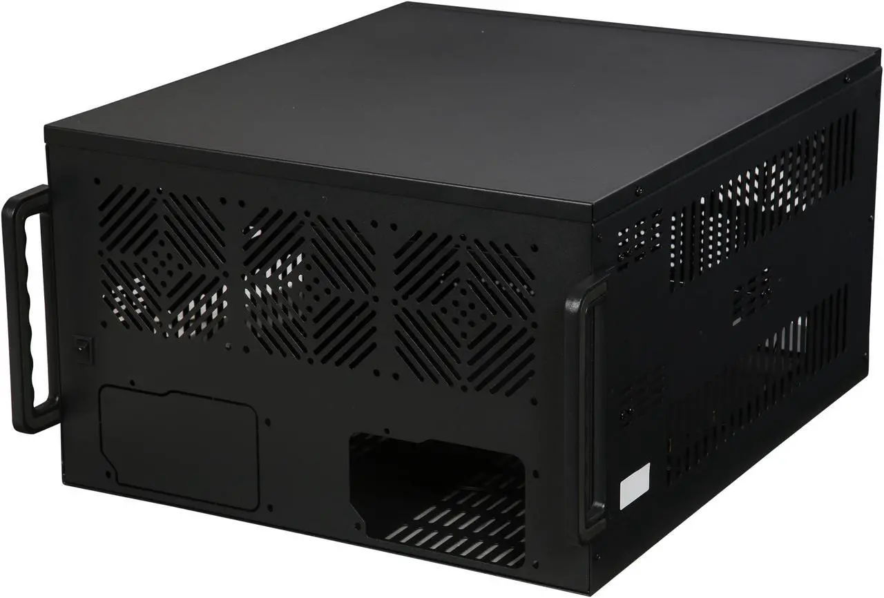Rosewill 8 GPU Mining Case Frame, Dual PSU Support, Maximum Airflow ...