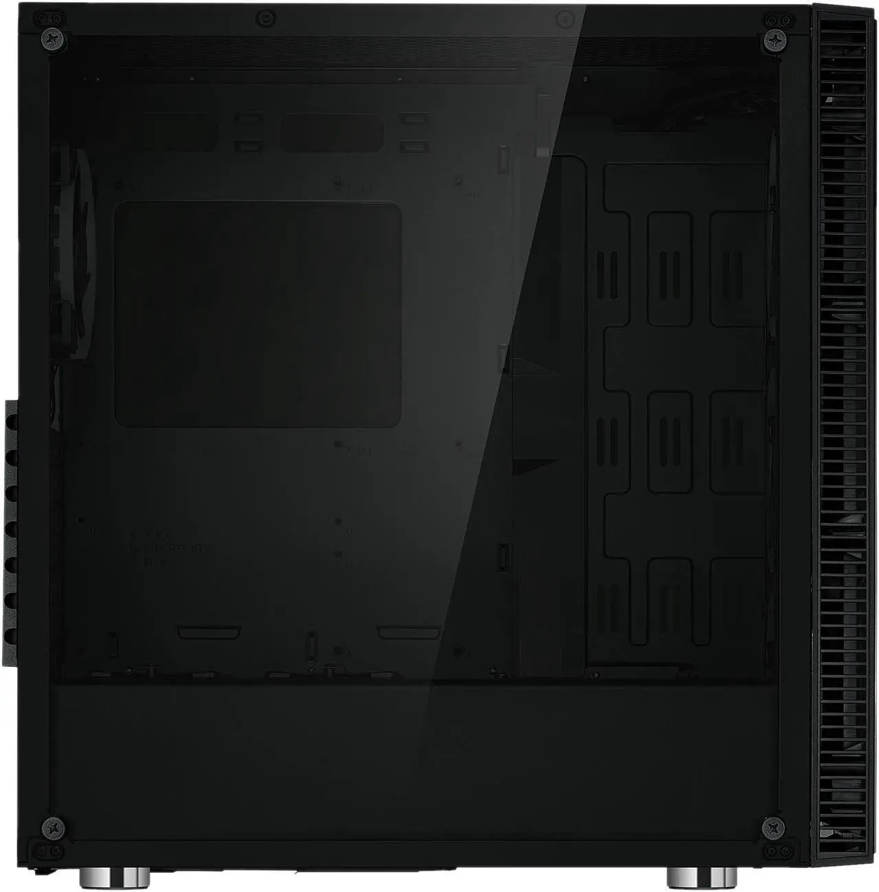 Rosewill CULLINAN V500 Red ATX Mid Tower Gaming PC Computer Case with ...