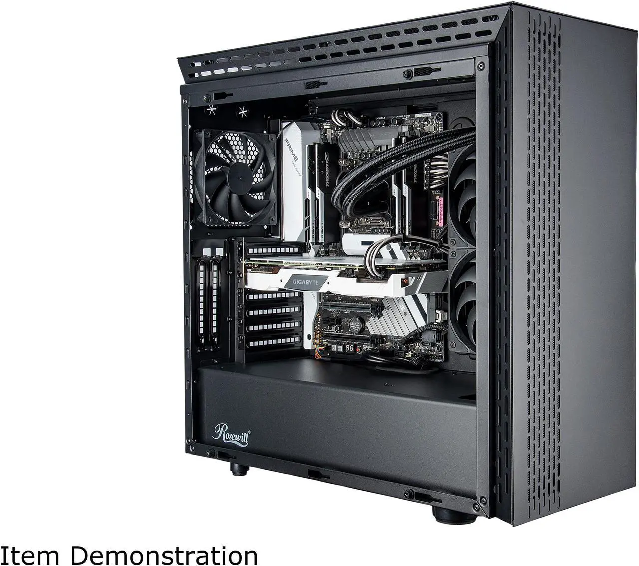 Open Box: Rosewill PRISM T ATX Mid Tower Gaming PC Computer Case with ...