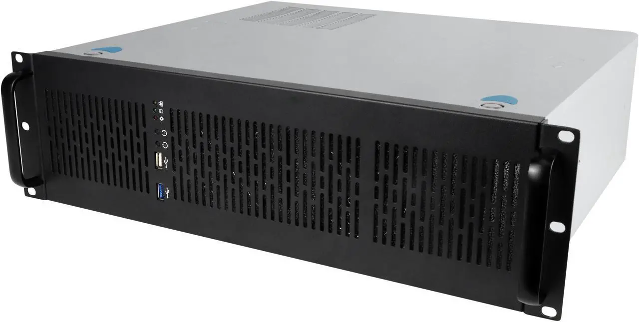 Open Box: Rosewill 3U Server Chassis Rackmount Case, 6x 3.5" Bays, ATX ...
