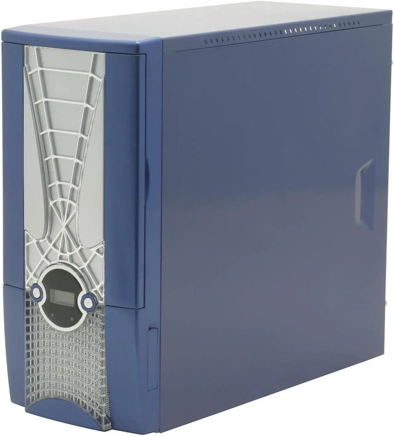 LOGISYS Computer SPIDER II CS885BL Blue/Silver Computer Case - Newegg.com