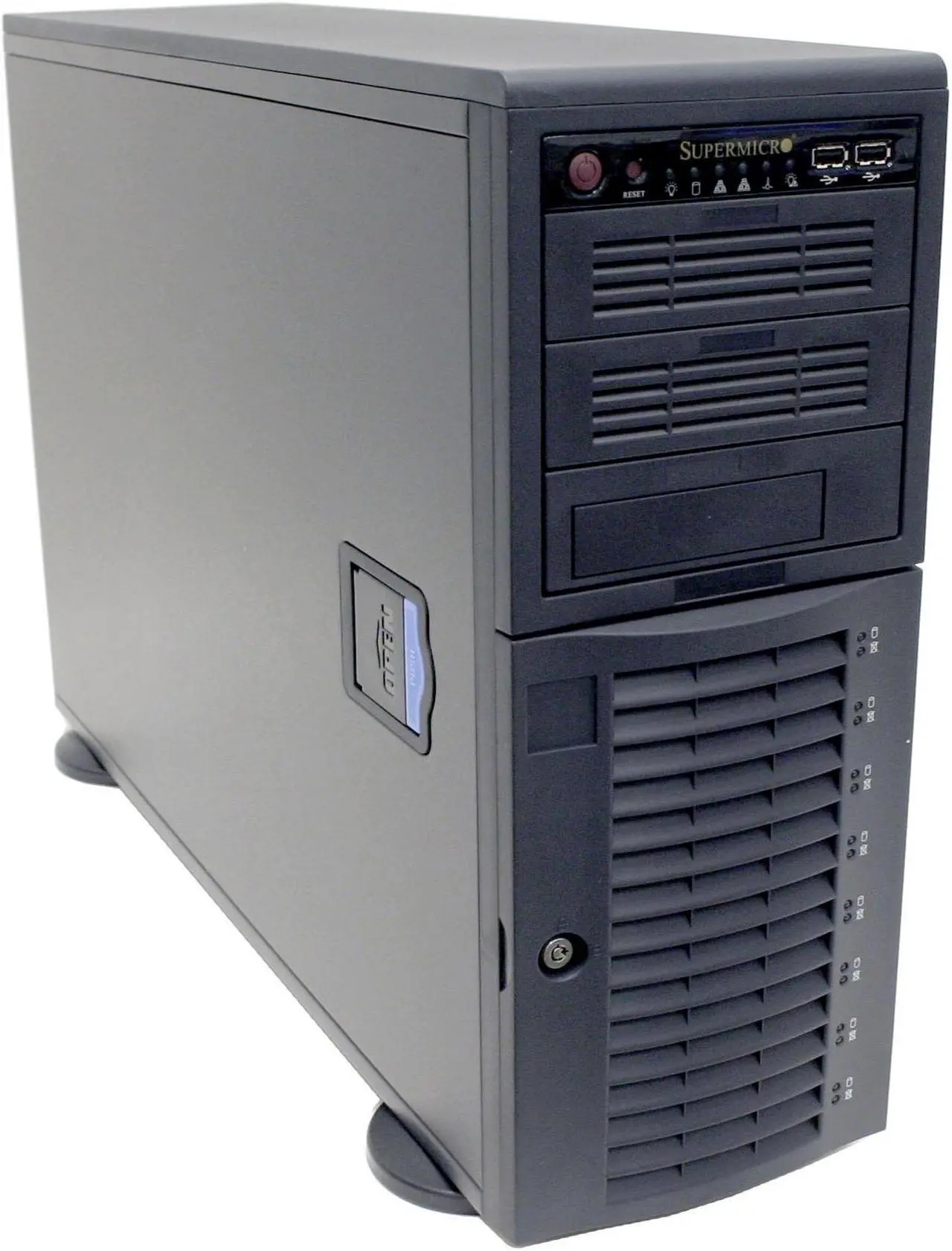 SUPERMICRO CSE-743i-645B Black 4U Rackmount Case - Newegg.com