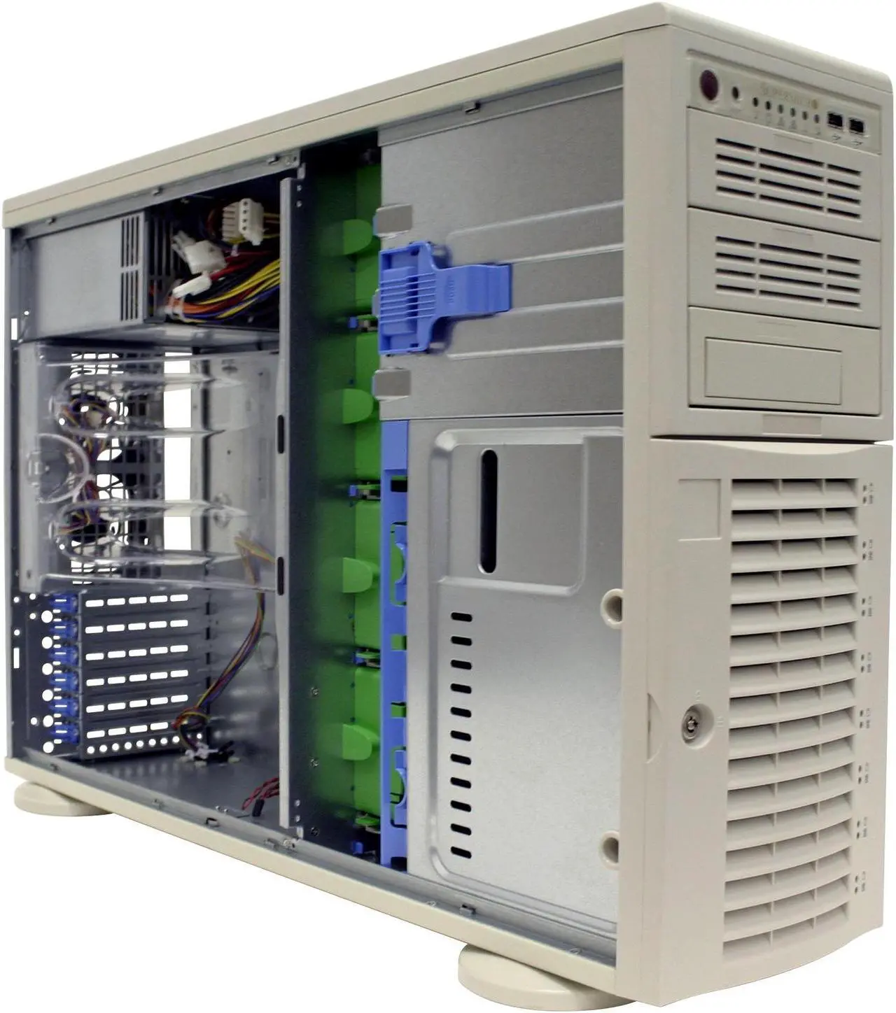 SUPERMICRO CSE-743T-645 Beige 4U Server Case - Newegg.com