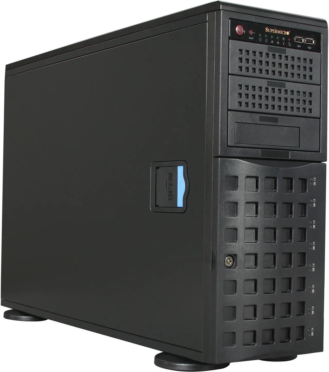 SUPERMICRO CSE-745TQ-920B Black 4U Pedestal Server Case - Newegg.com