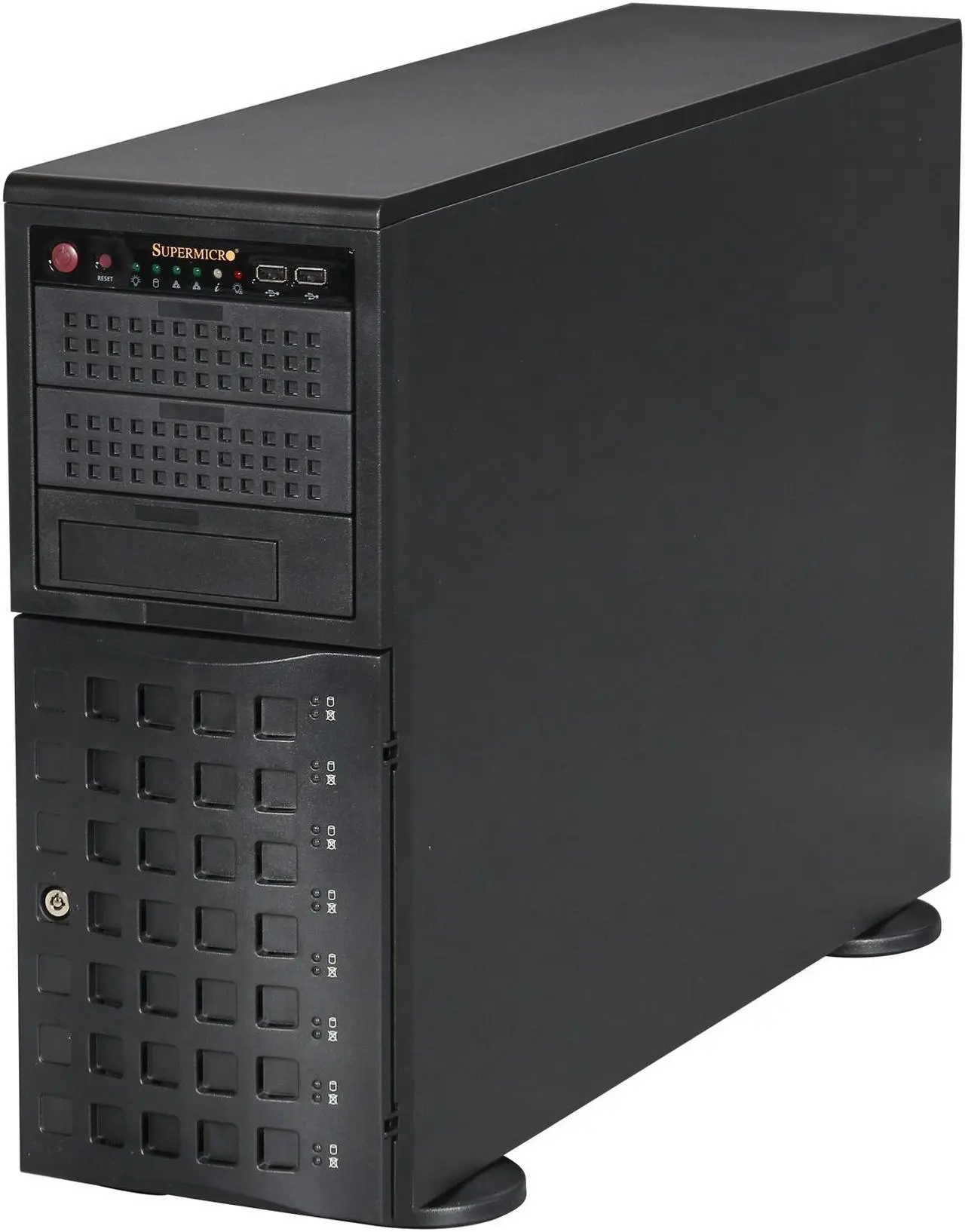 SUPERMICRO CSE-745TQ-920B Black 4U Pedestal Server Case - Newegg.com