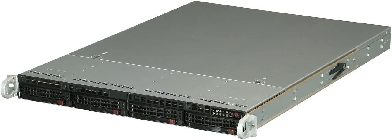SUPERMICRO SuperChassis CSE-815TQ-563CB Black 1U Rackmount Server Case ...