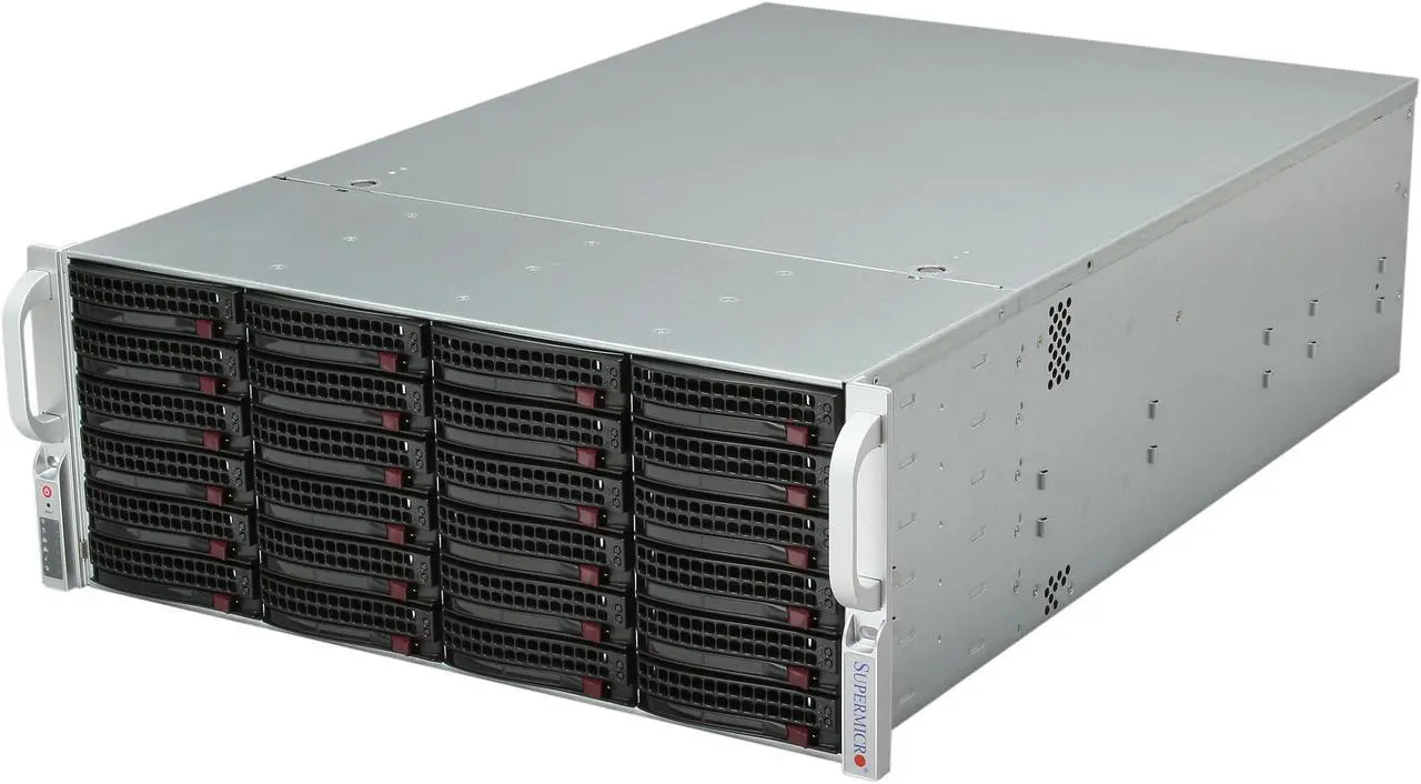 SUPERMICRO SuperChassis CSE-846E26-R1200B Black 4U Rackmount Server ...