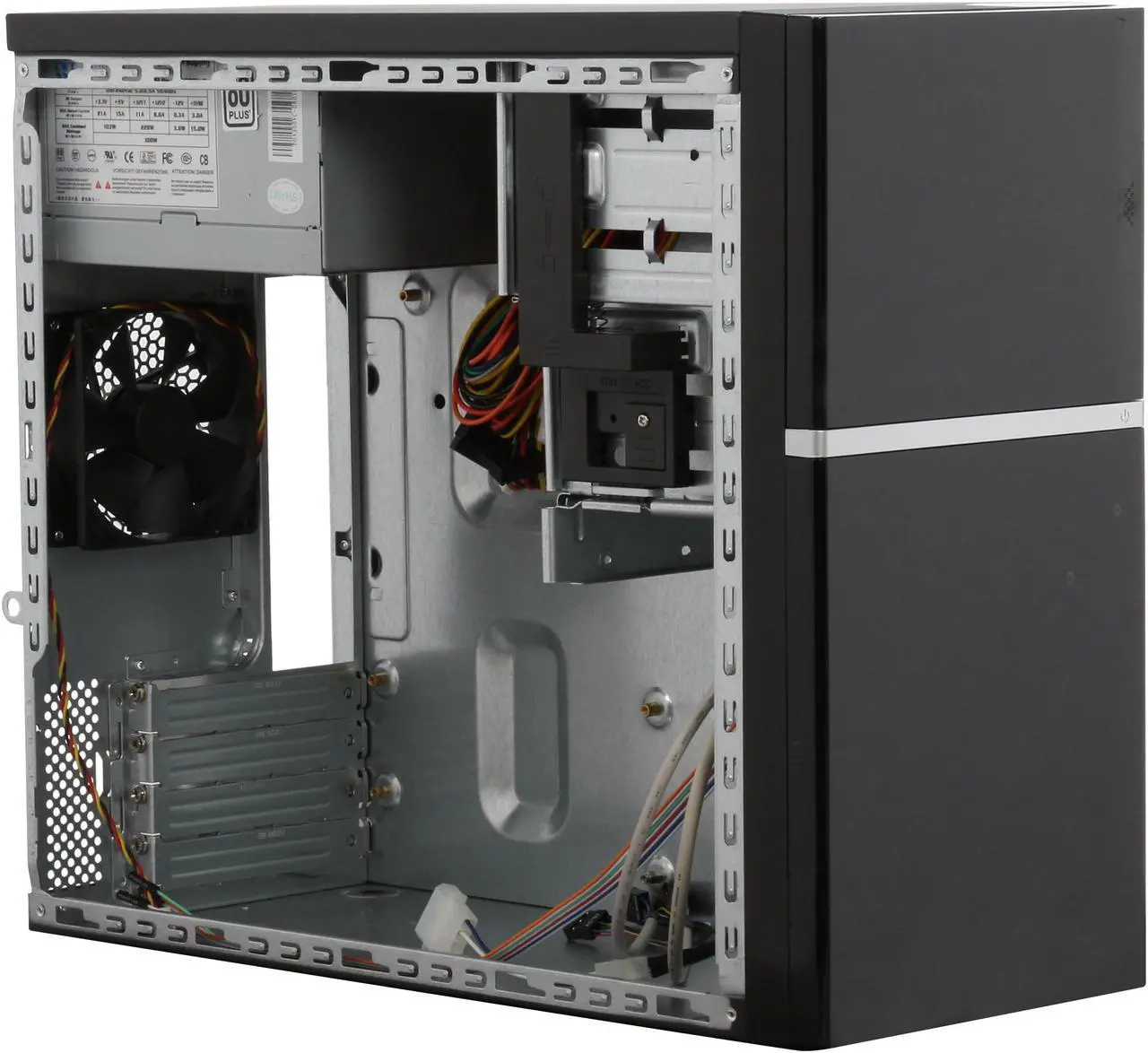 Foxconn TW-080(H+A)+DSA-300V-4SS Black Computer Case - Newegg.com