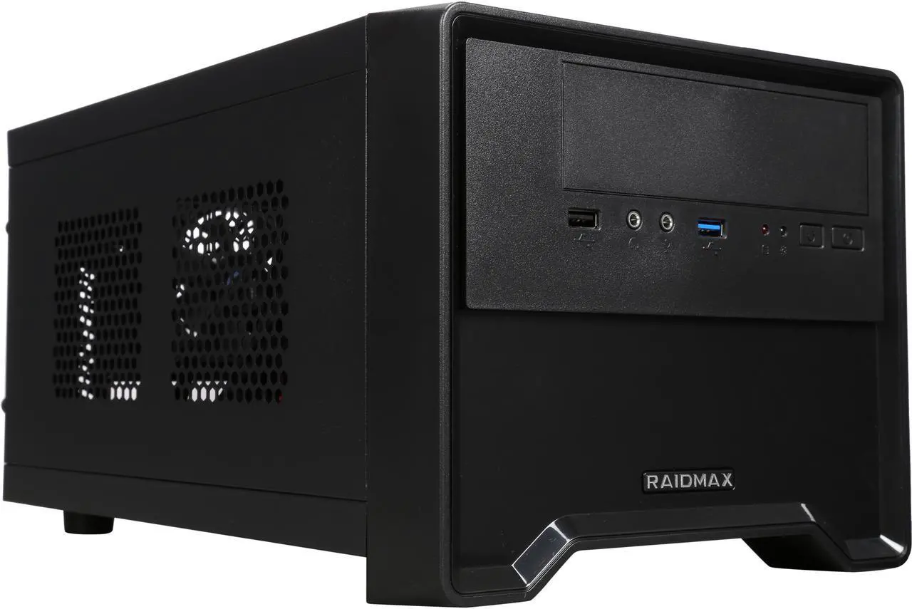 RAIDMAX Element ITX-101BPS Black / Grey Computer Case - Newegg.com