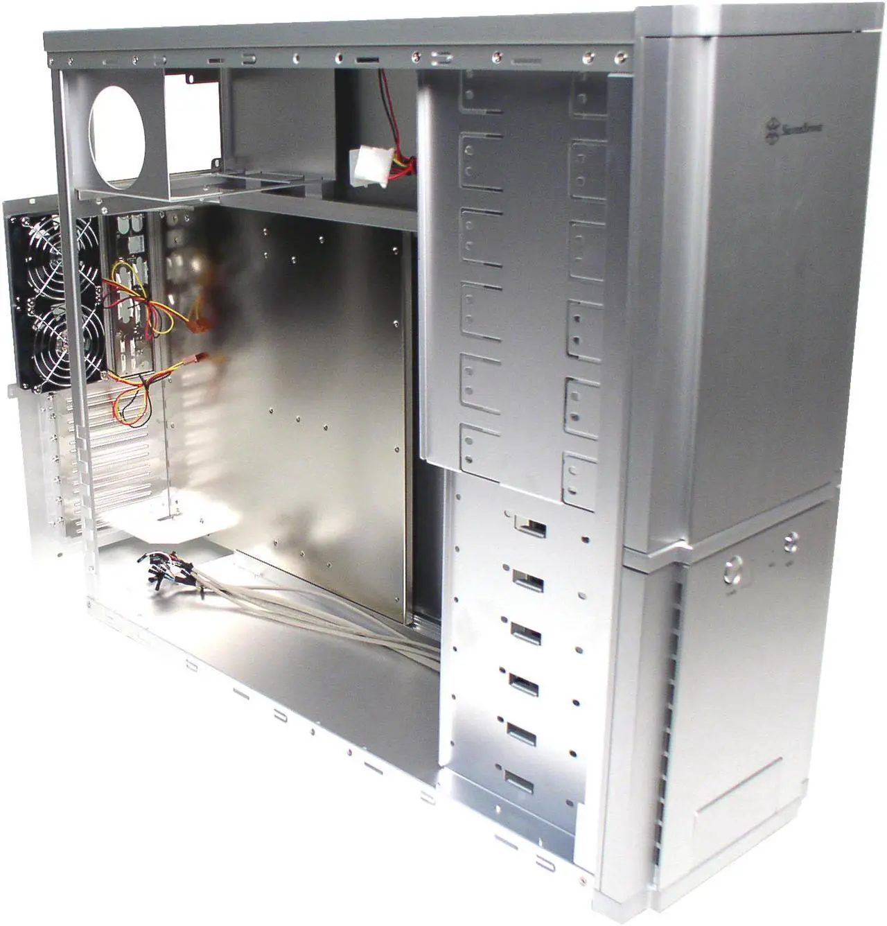 SilverStone Temjin Series TJ-03 SLVR Silver Computer Case - Newegg.com