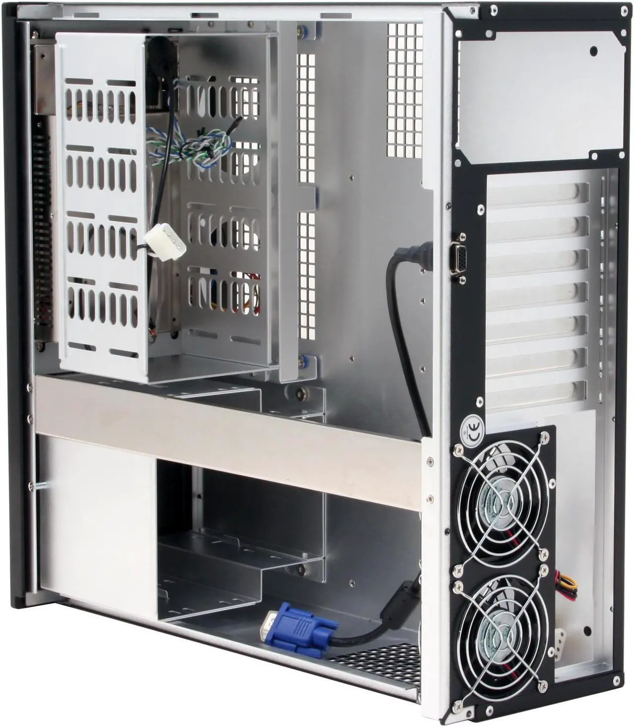 SILVERSTONE Black Lascala Series LC18-B ATX Media Center / HTPC Case ...