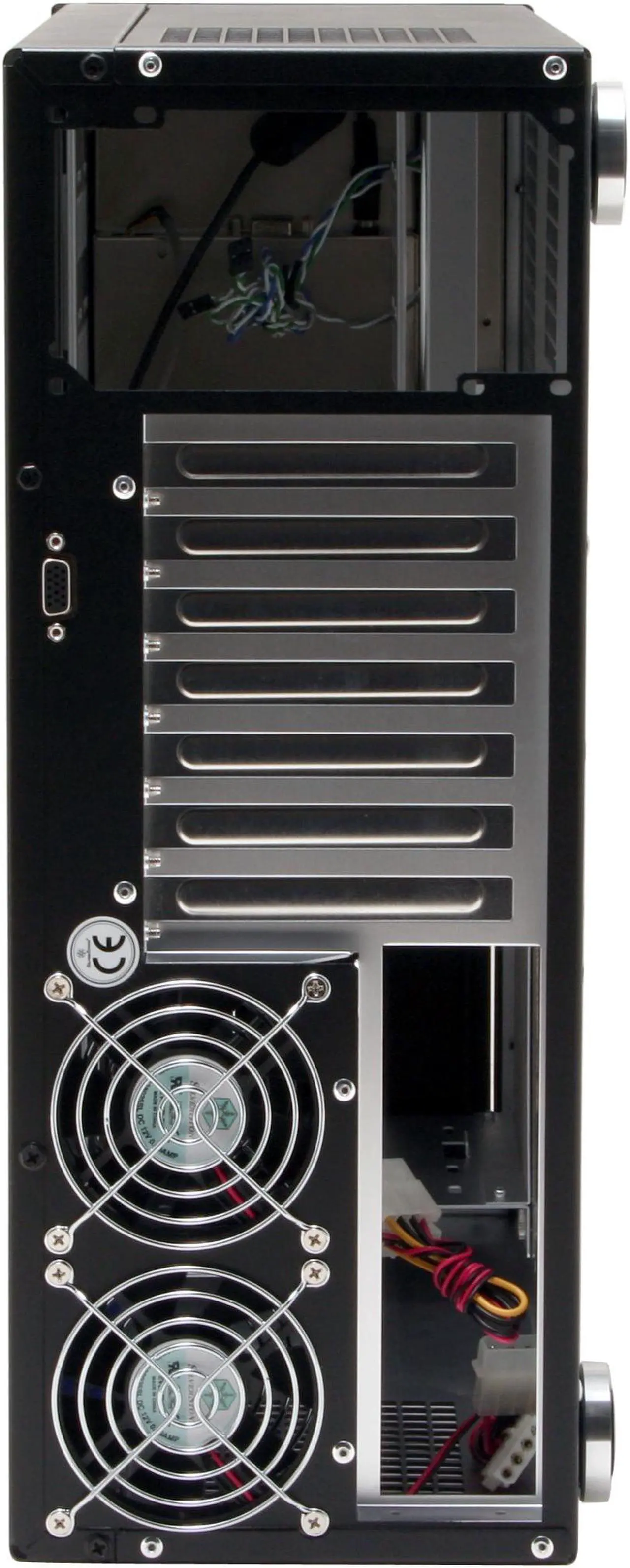 SILVERSTONE Black Lascala Series LC18-B ATX Media Center / HTPC Case ...