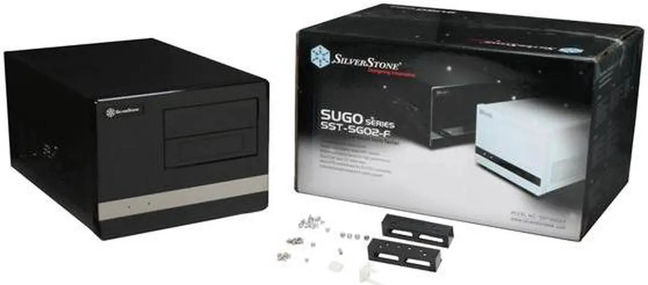 SilverStone SUGO SG02-BF Black Computer Case - Newegg.com