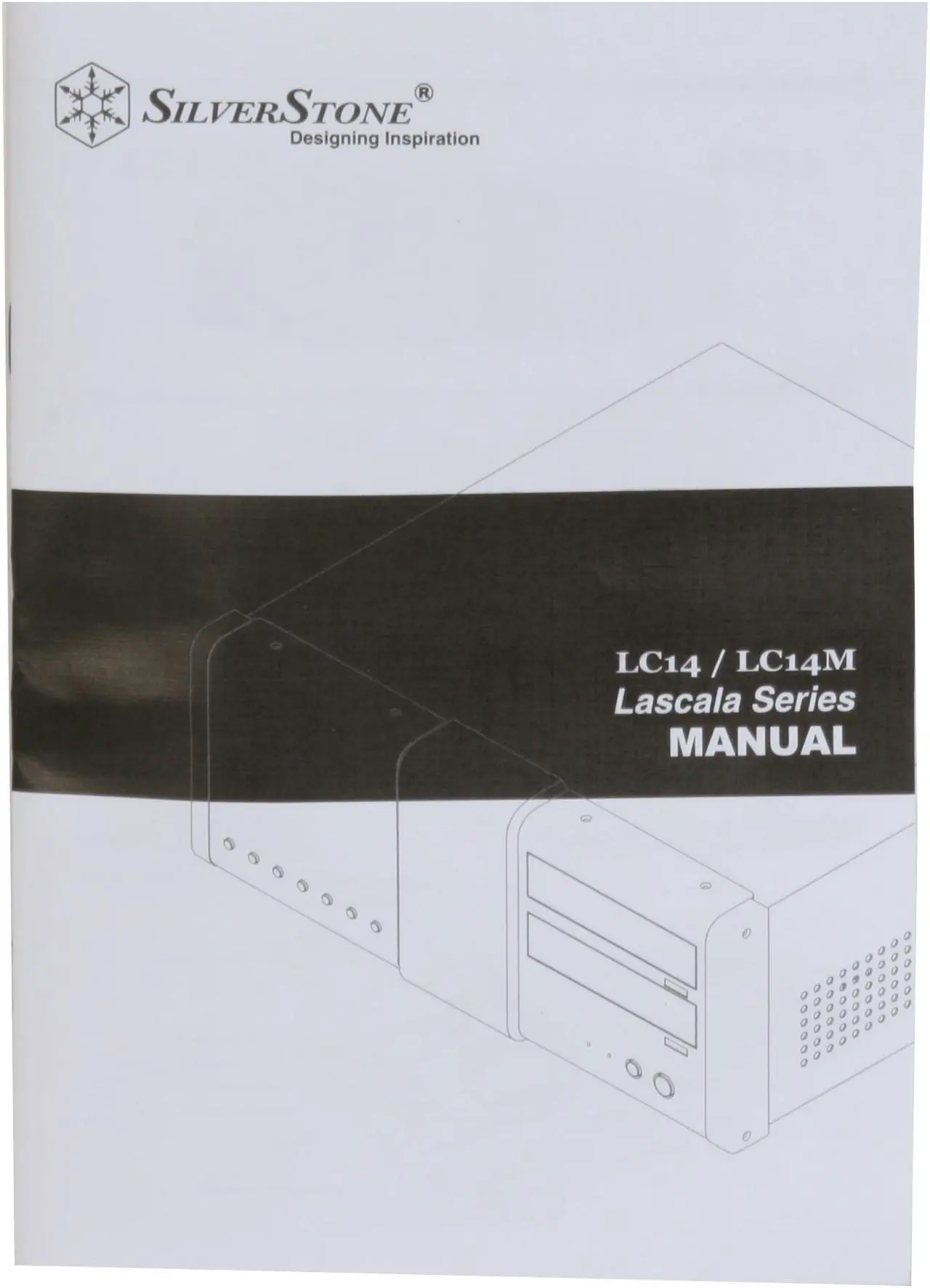 SILVERSTONE Black Lascala Series LC14B-MC ATX Media Center / HTPC Case ...