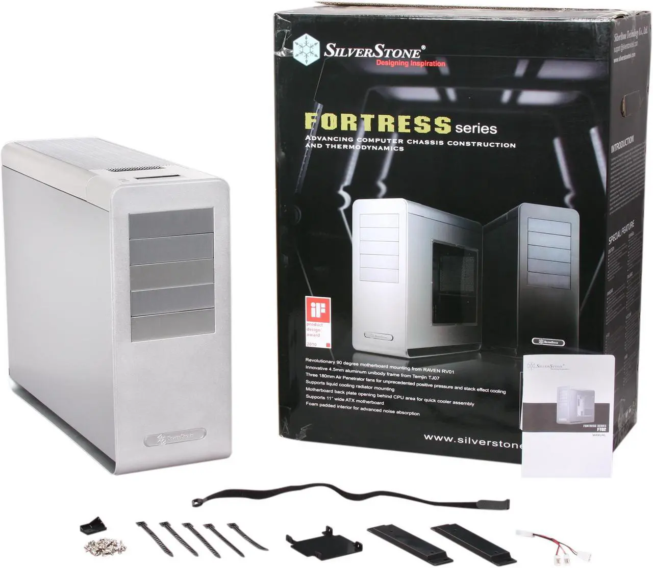 SilverStone Fortress Series FT02S-W Silver Computer Case - Newegg.com