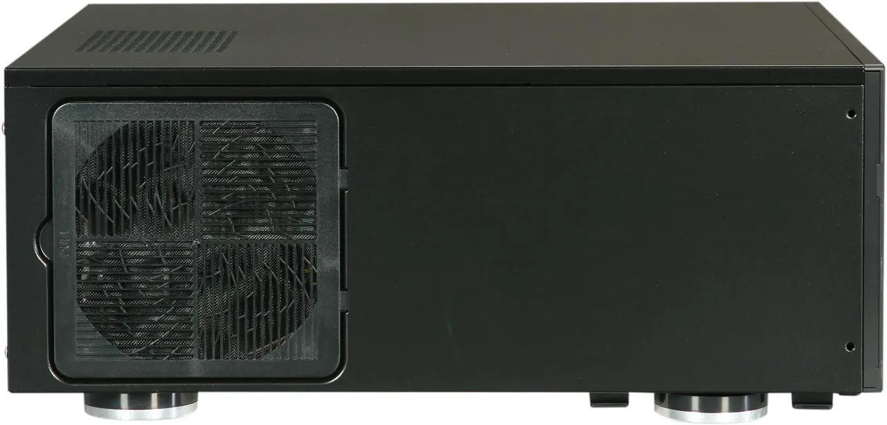 SILVERSTONE Black Grandia Series SST-GD08B ATX Media Center / HTPC Case ...