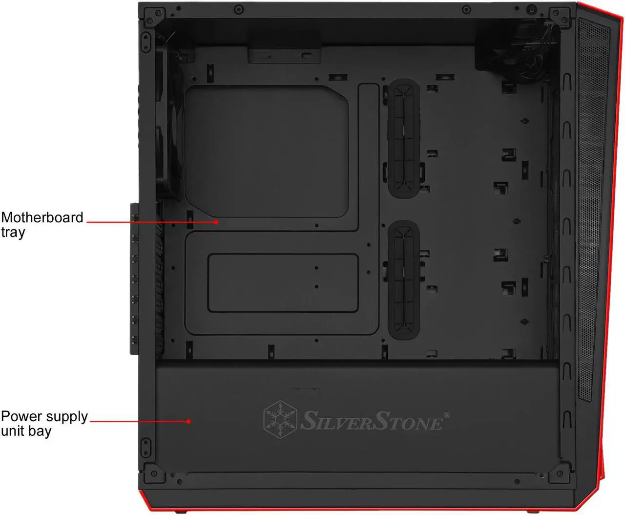 SilverStone Redline Series RL07 SST-RL07B-G Black Computer Case ...
