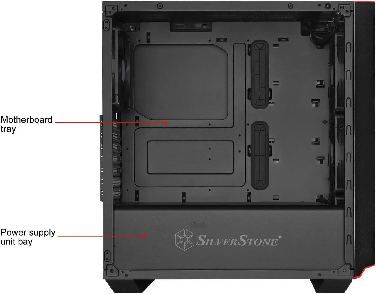 SilverStone Primera Series PM02 SST-PM02B-G Black Computer Case ...