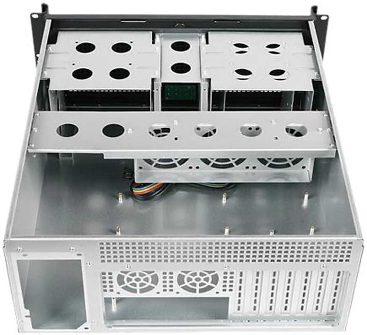iStarUSA D-416-SILVER 4U Rackmount Compact Stylish Server Chassis ...