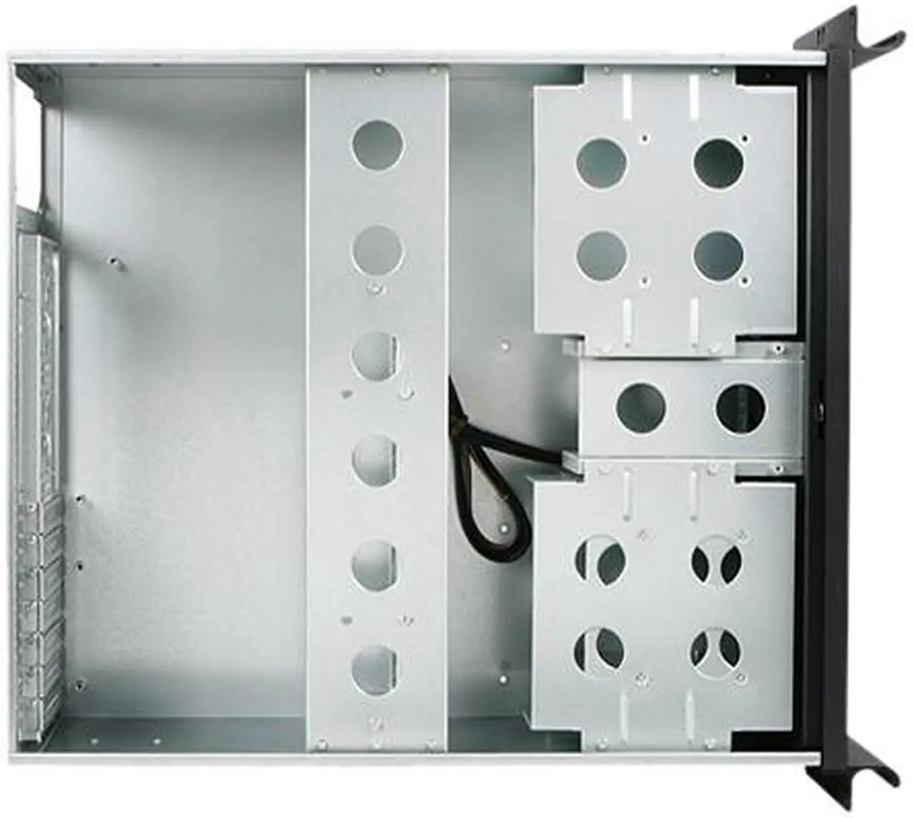 iStarUSA D-416-SILVER 4U Rackmount Compact Stylish Server Chassis ...